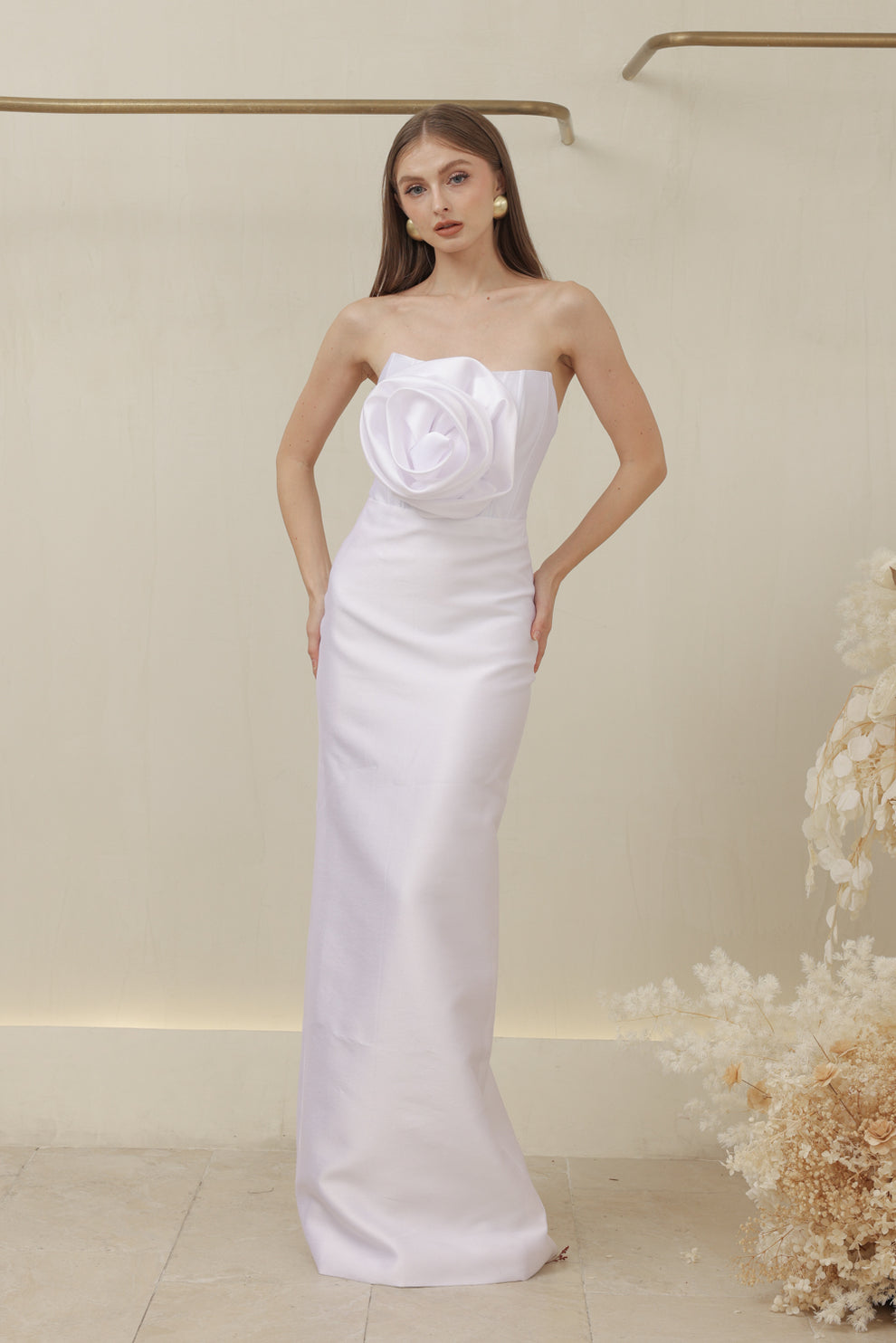 ZOO LABEL COUTURE VIVIENNE GOWN Strapless Corset Pencil Skirt Gown wit ...