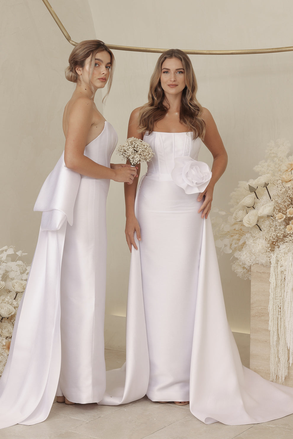 ZOO LABEL COUTURE MIRABELLE Strapless Corset Gown with Floral Detail a ...